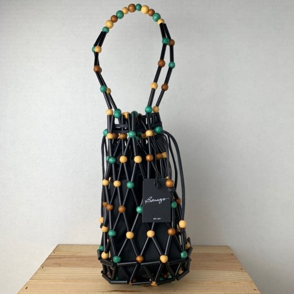 Anthropologie | Bags | Banago Mindy Bamboo Bucket Bag | Poshmark